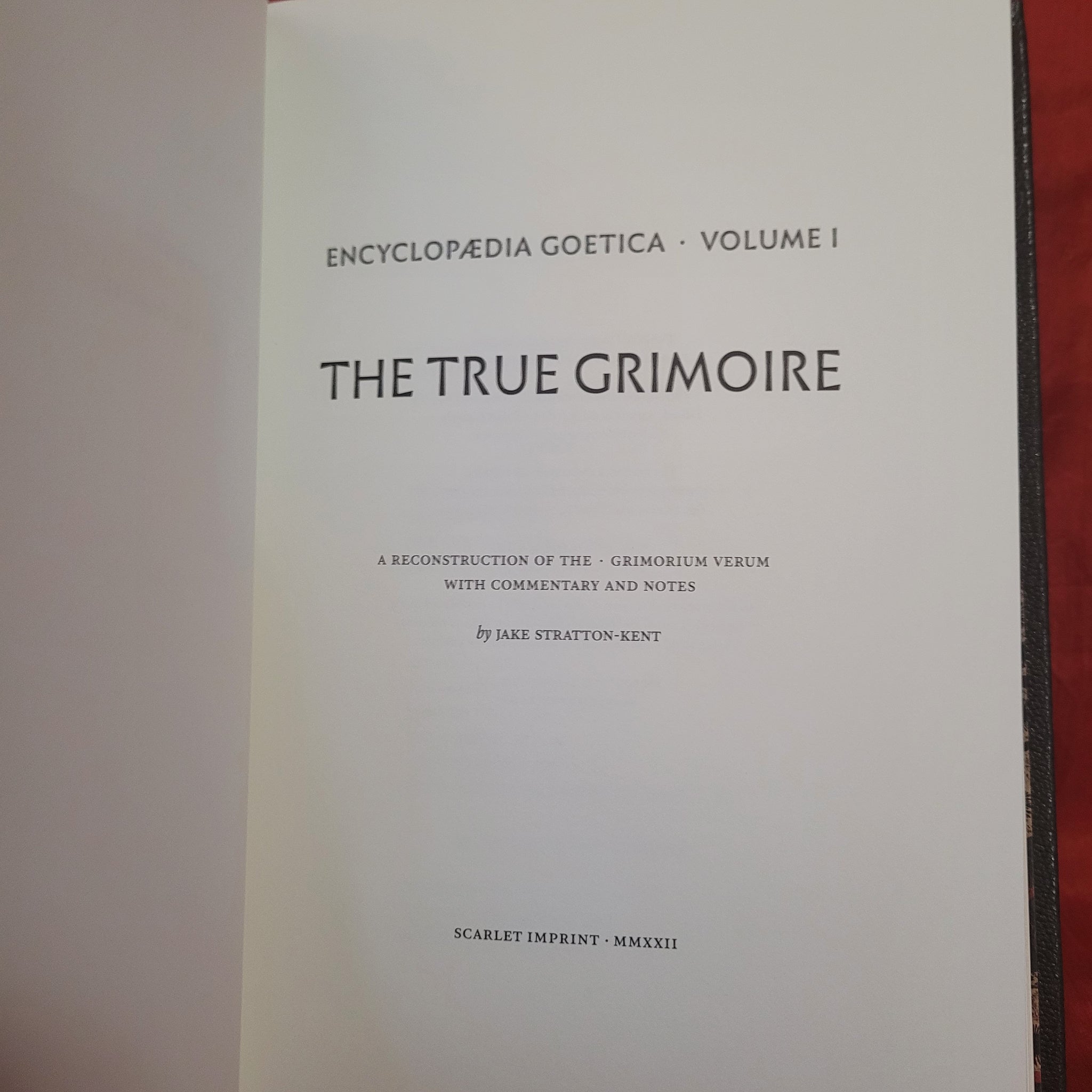 The True Grimoire: Encyclopedia Goetica Volume I by Jake Stratton-Kent – Arcane Offerings